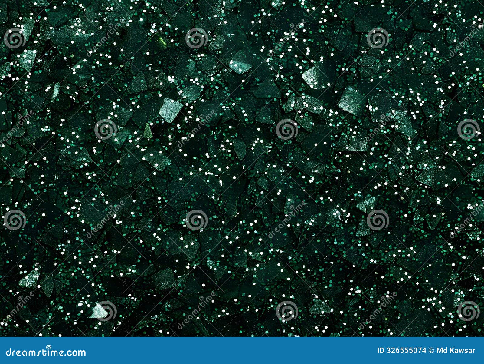 Seamless Dark Green Glitter Texture Background Stock Illustration ...