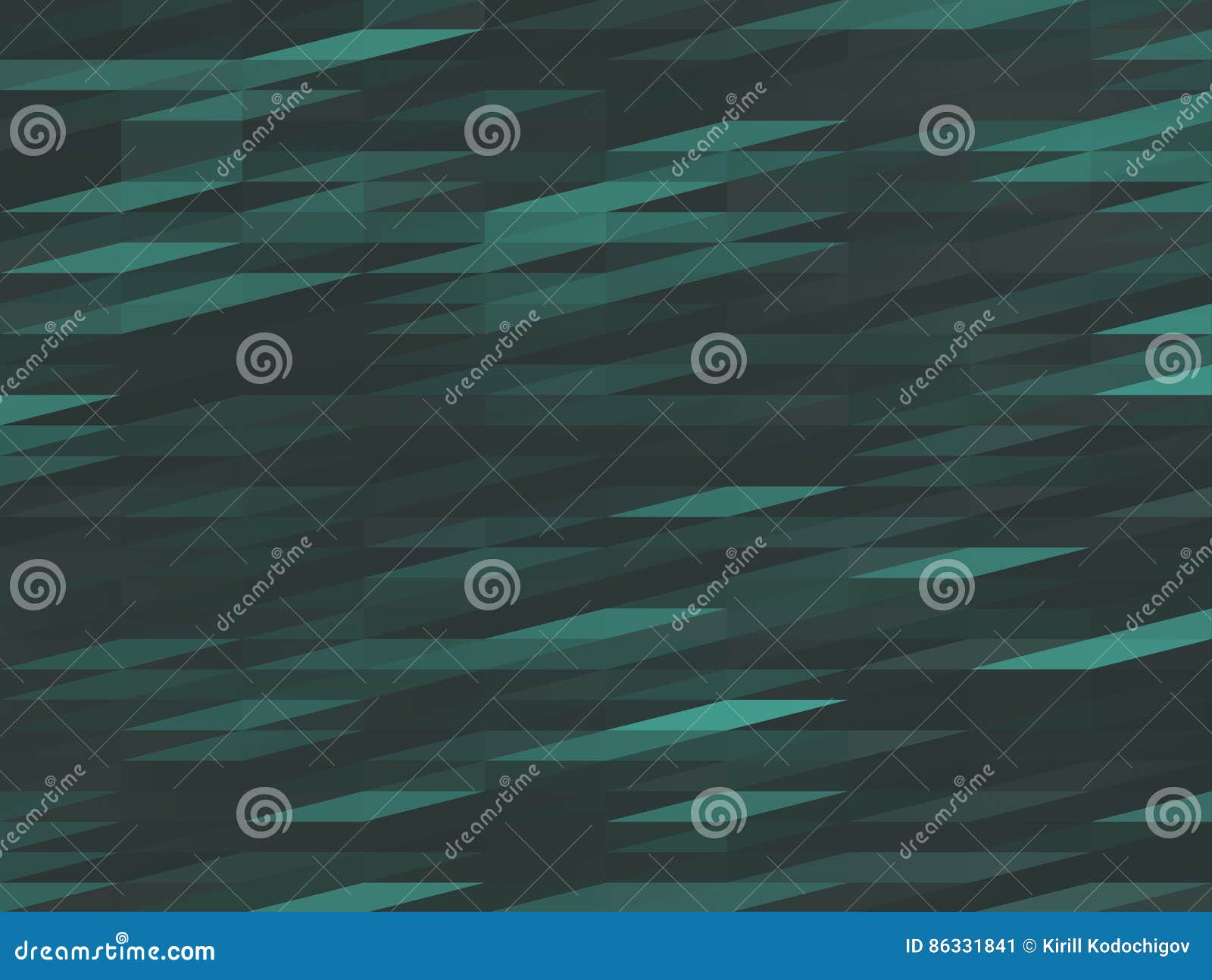Dark Green Low-poly Background Stock Illustration - Illustration of ...