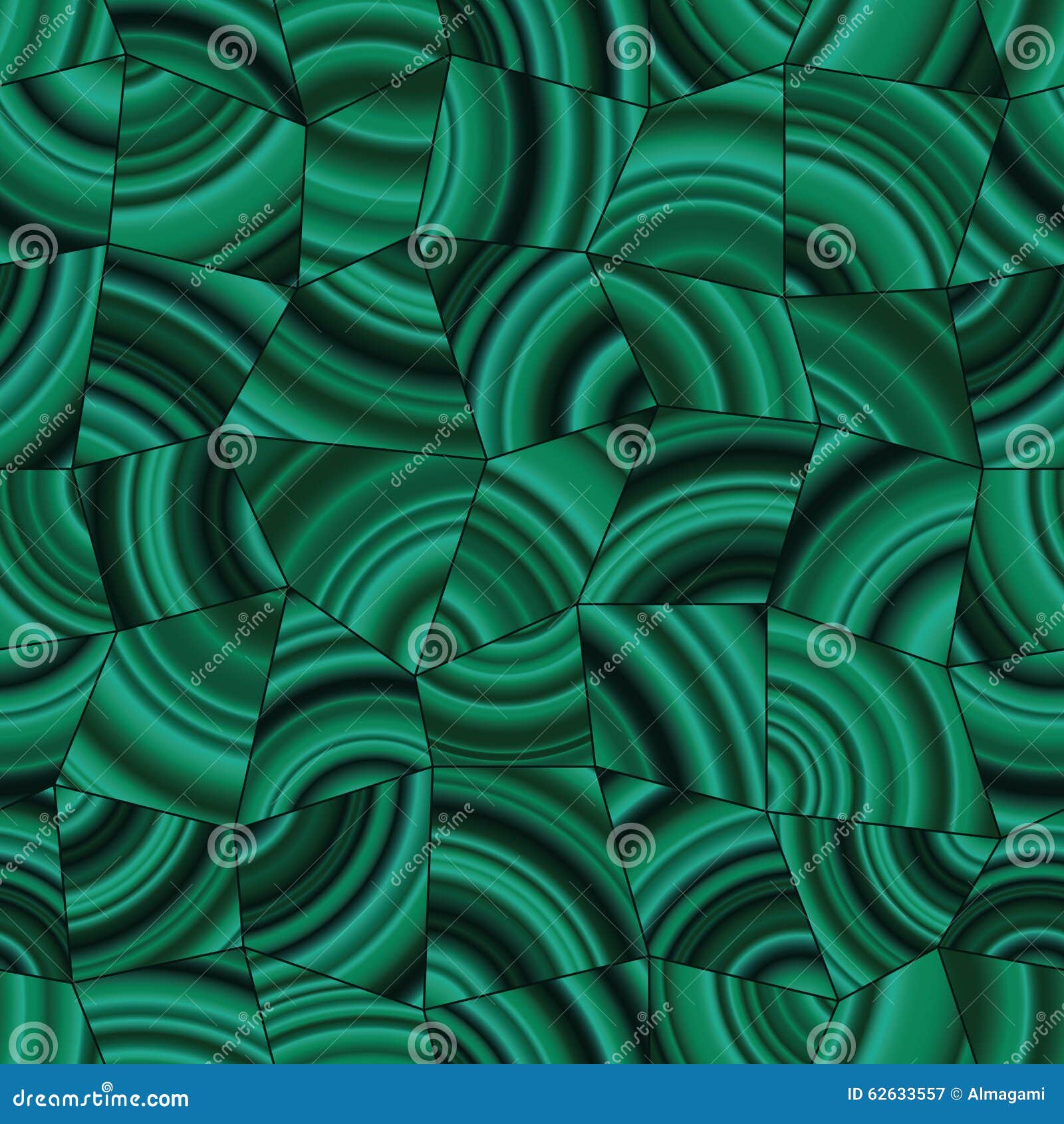 Dark Green Malachite Tileable Pattern. Stock Vector - Illustration of ...