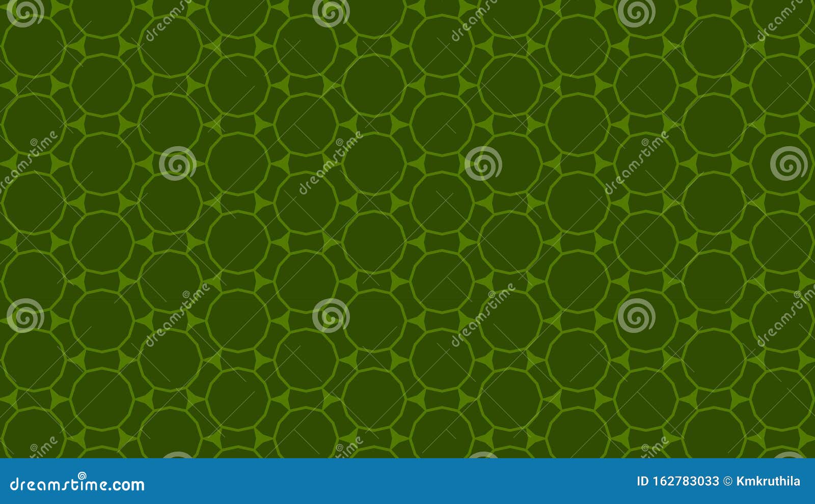 Dark Green Seamless Circle Pattern Background Image Stock Vector - Illustration of circle ...