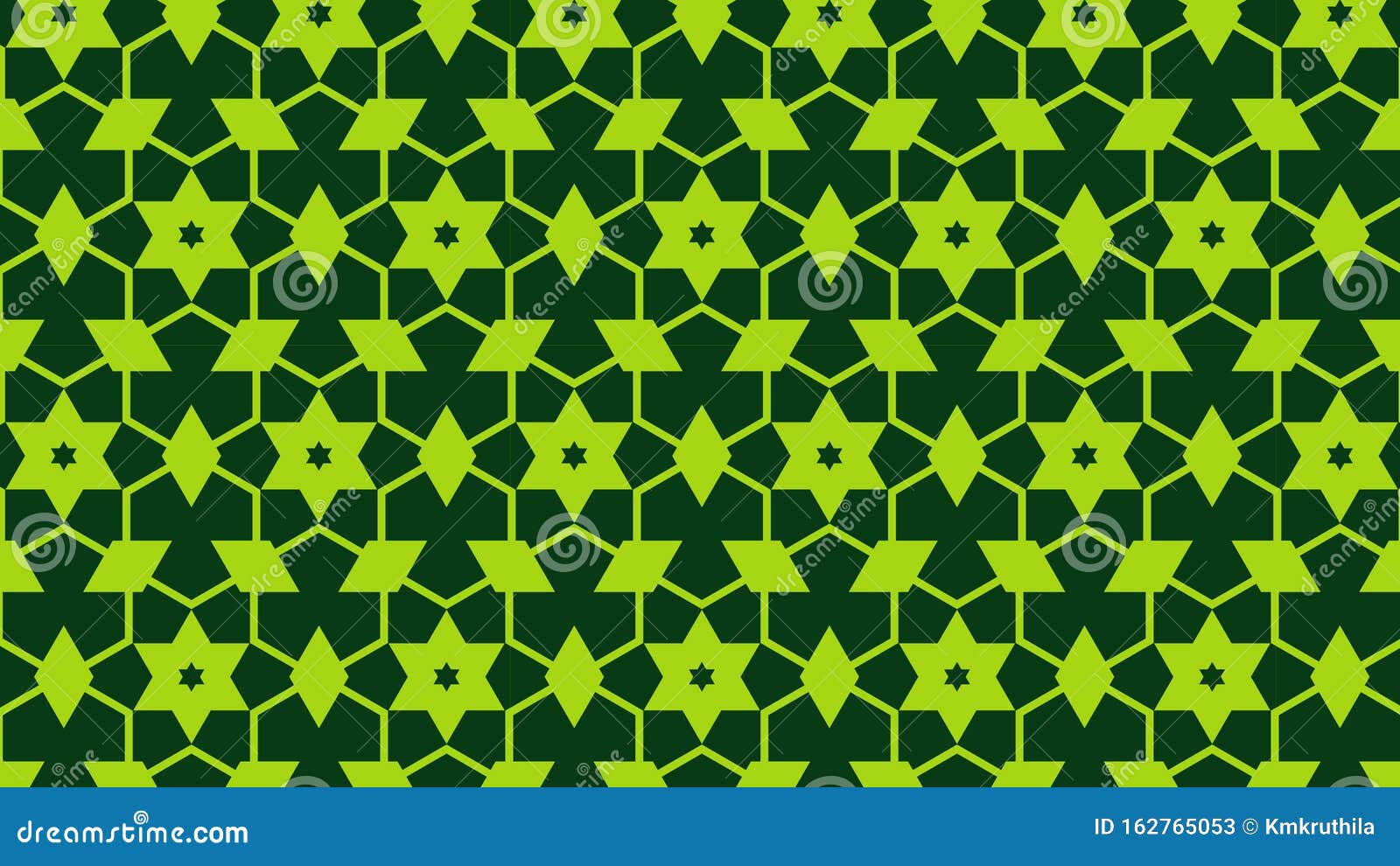 Dark Green Star Background Pattern Graphic Stock Vector - Illustration ...