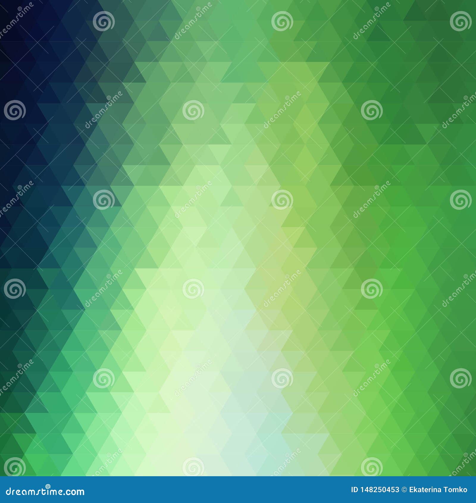 Dark Green Triangular Background. Abstract Vector Illustration Stock ...