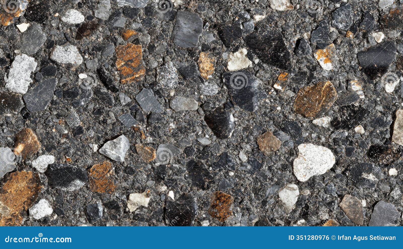 Dark Grey Aggregate Stone Texture Background Stock Illustration ...