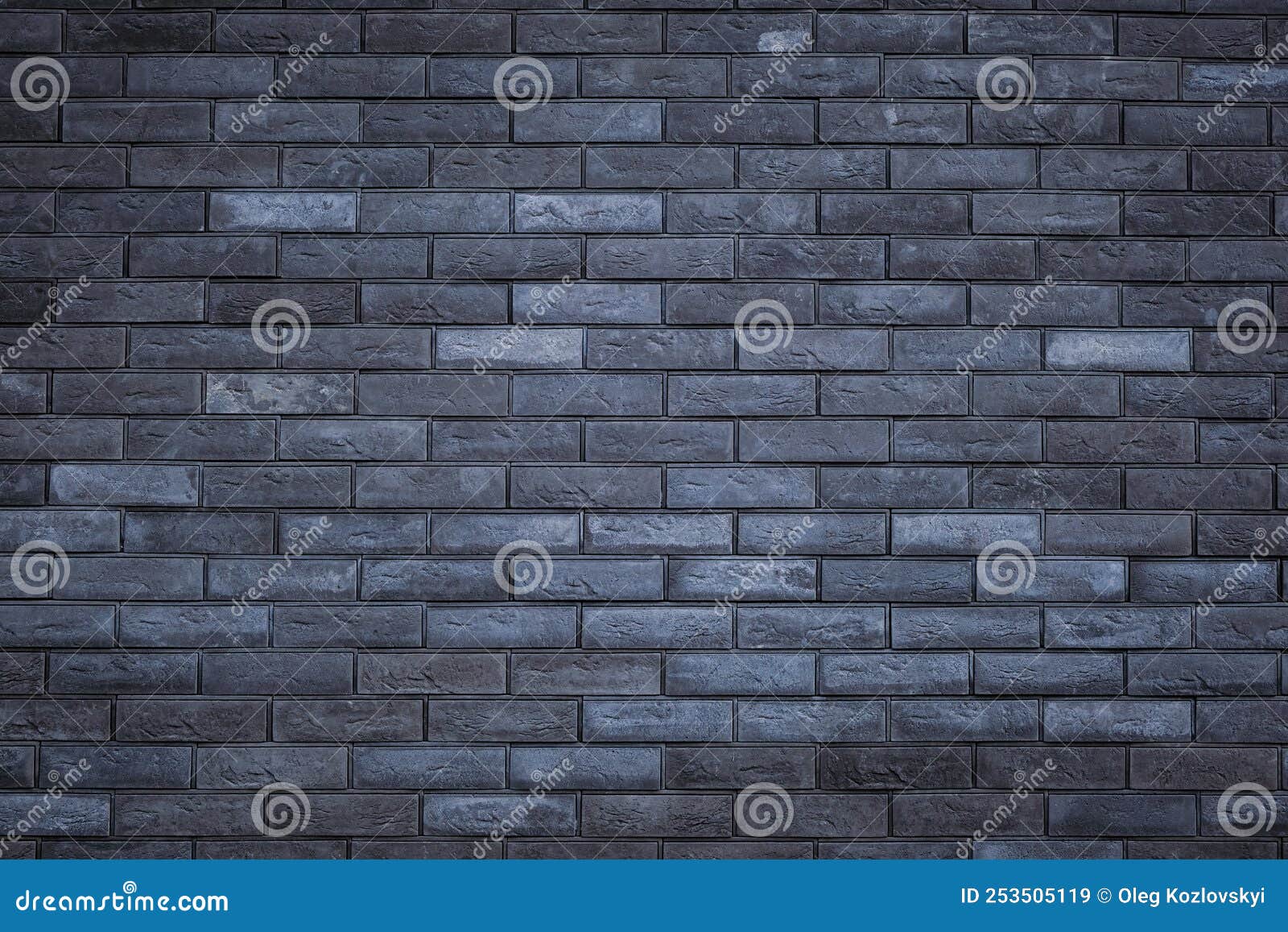Dark Grey Brick Tiles Wall Texture Background. Backdrop for Design ...