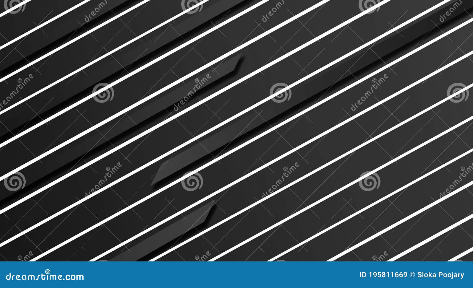Dark Grey Colored Thick Diagonal Lines Design with Shadow Effect ...