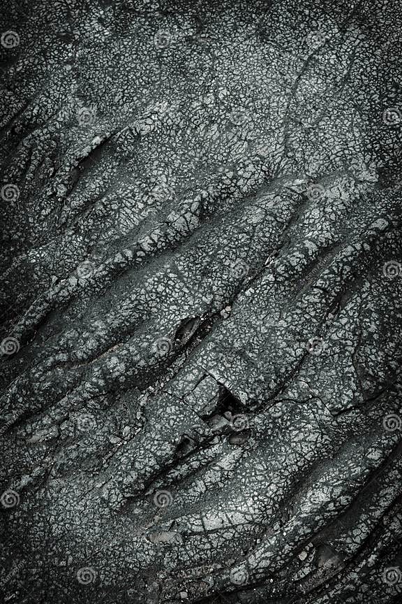 Dark Grey Cracked Lava Stone Texture Stock Photo - Image of grey ...