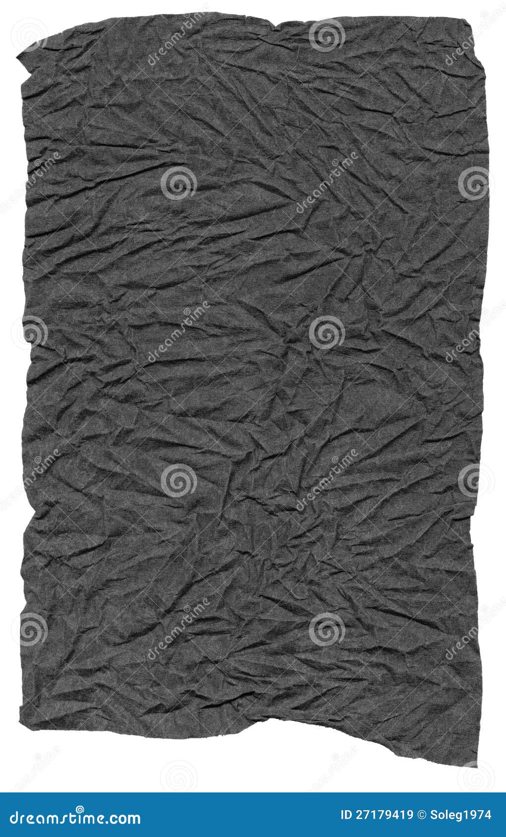 Dark grey crumpled paper stock image. Image of material - 27179419