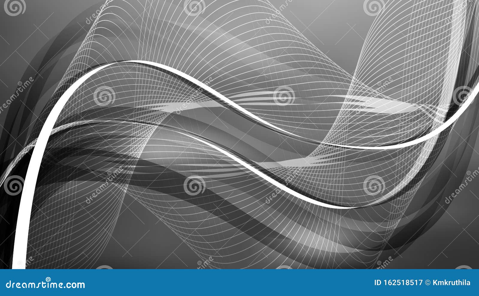 Dark Grey Flow Curves Background Vector Image Stock Vector ...
