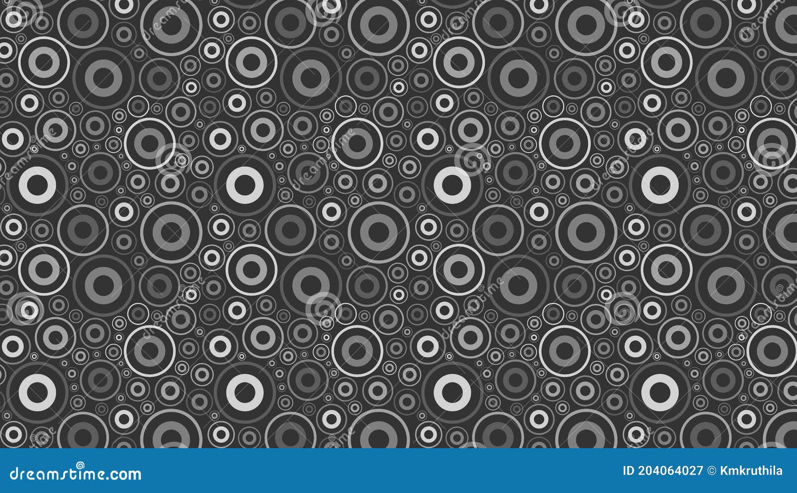 Dark Grey Geometric Circle Pattern Vector Illustration Stock ...
