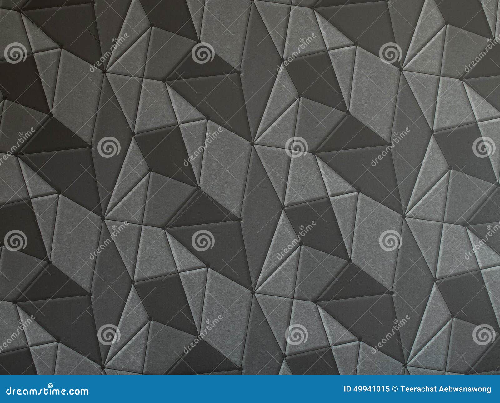 Dark Grey Geometric 3d Texture Wallpaper. Stock Illustration ...