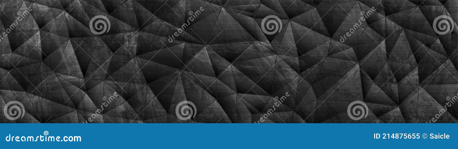 Dark Grey Grunge Tech Low Poly Abstract Background Stock Vector ...