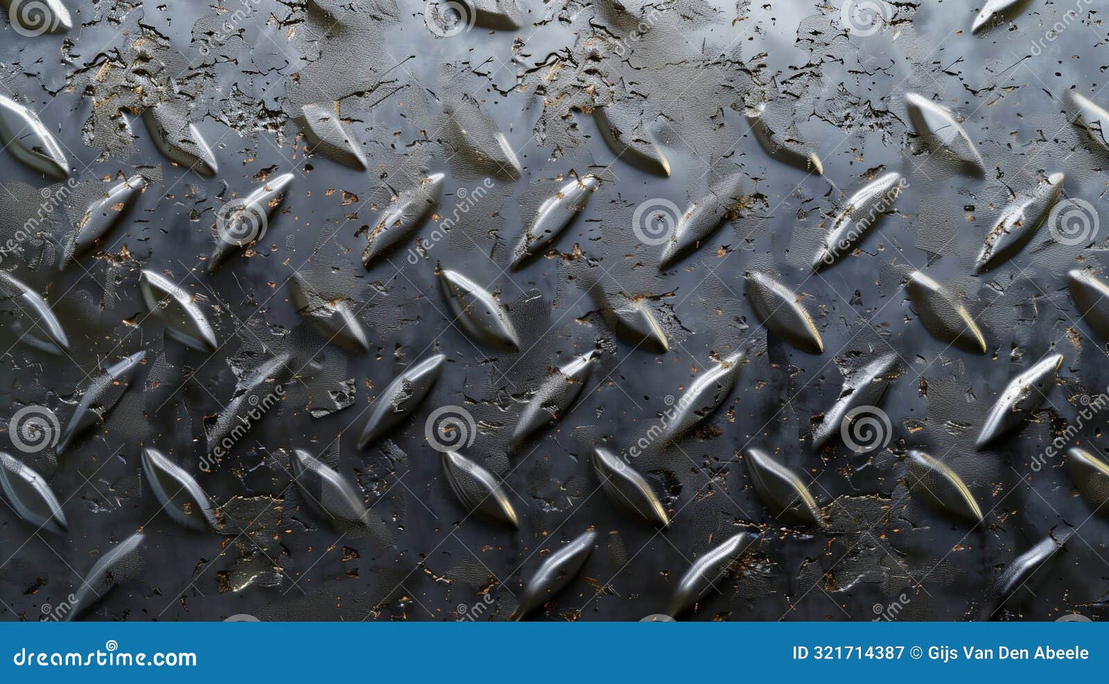 Dark Grey Hammered Iron Plate Texture Background Stock Illustration ...