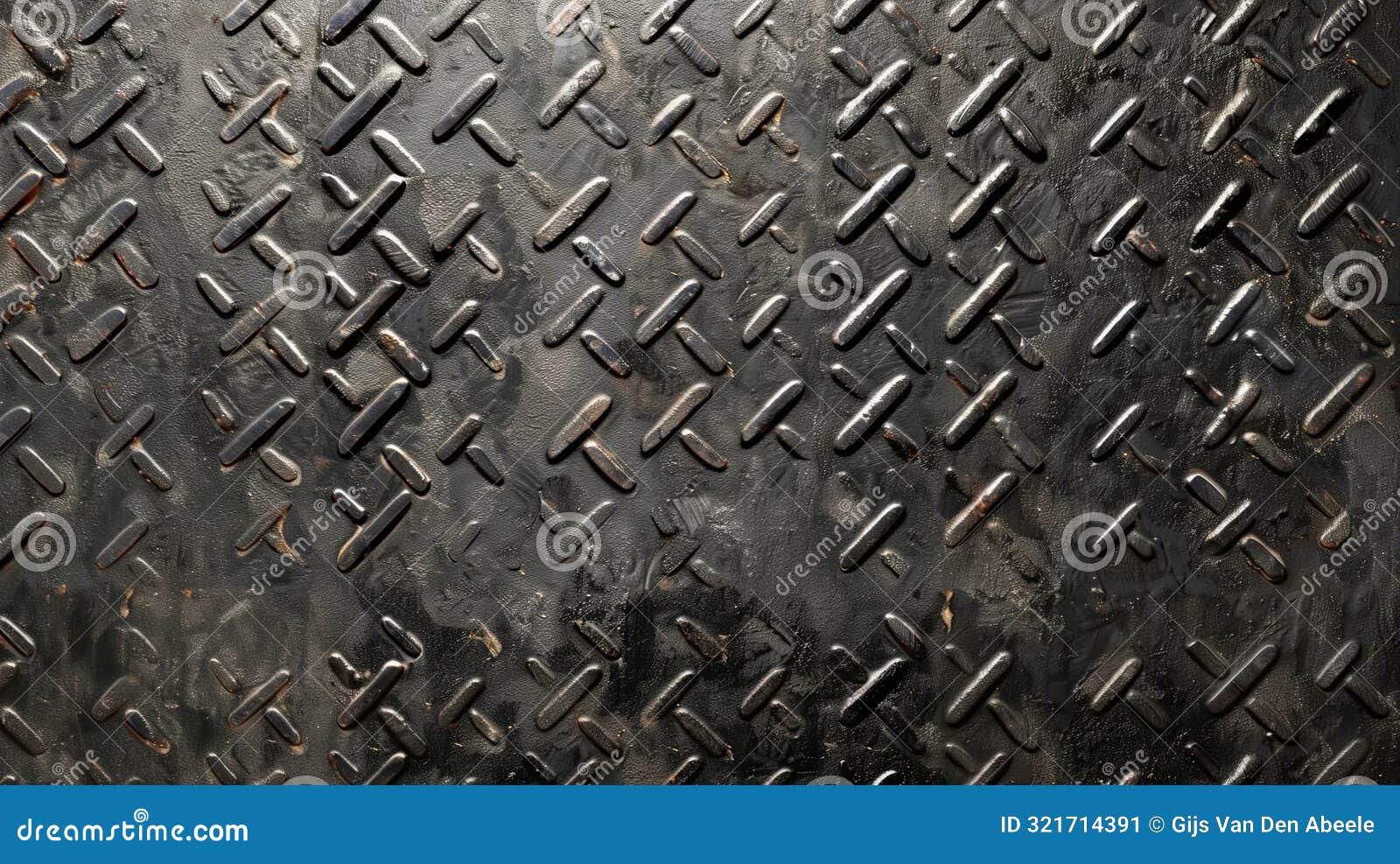 Dark Grey Hammered Iron Plate Texture Background Stock Illustration ...