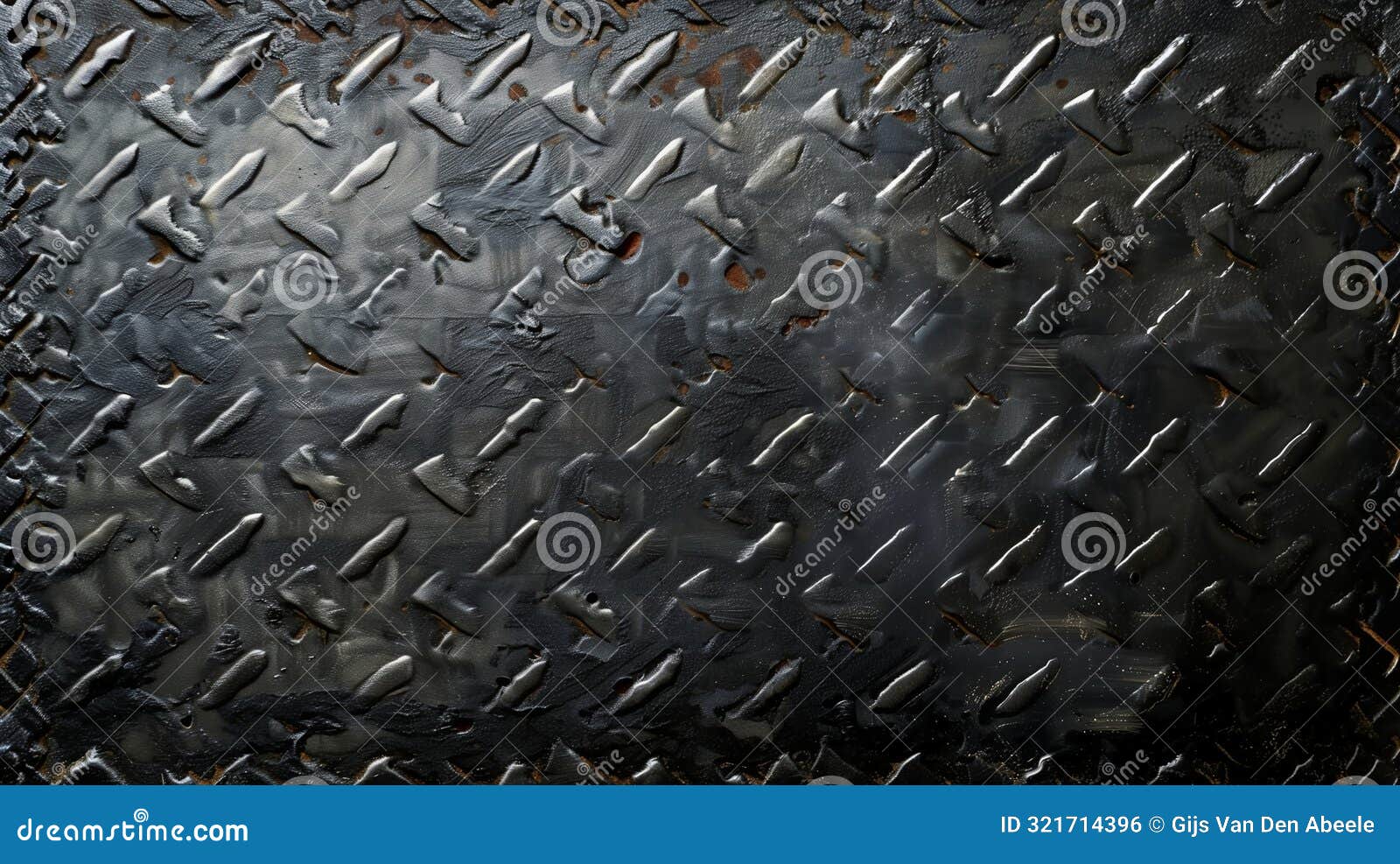 Dark Grey Hammered Iron Plate Texture Background Stock Illustration ...