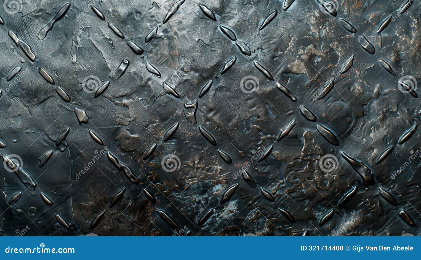 Dark Grey Hammered Iron Plate Texture Background Stock Illustration ...