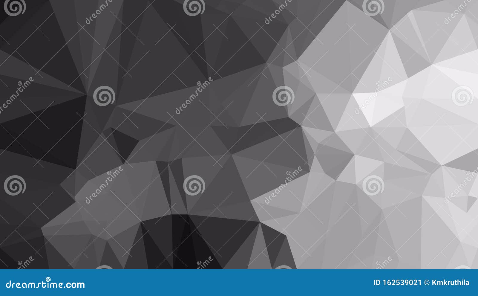 Dark Grey Low Poly Abstract Background Design Vector Stock Vector ...
