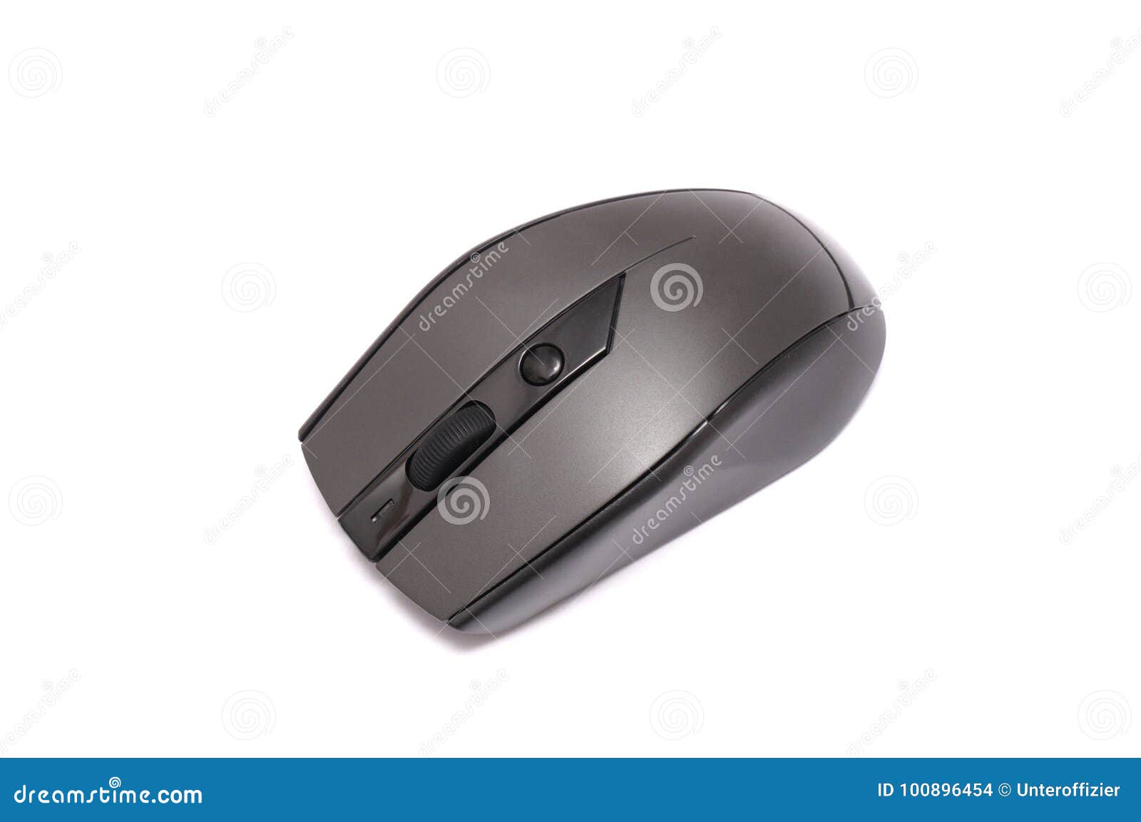 A Dark Grey Optical Computer Mouse Stock Photo - Image of computer ...