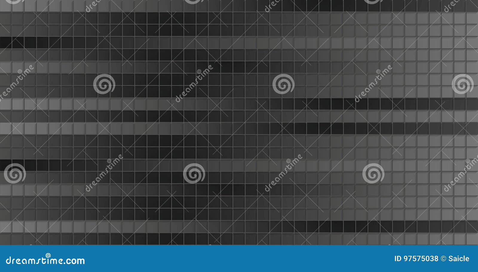 Dark Grey Pixelated Squares Mosaic Background Stock Vector ...