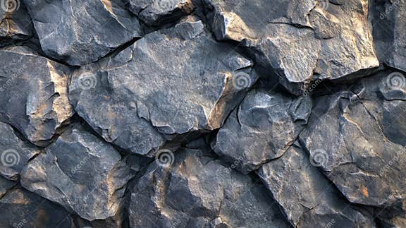Dark Grey Rocky Surface Texture Background Stock Illustration ...