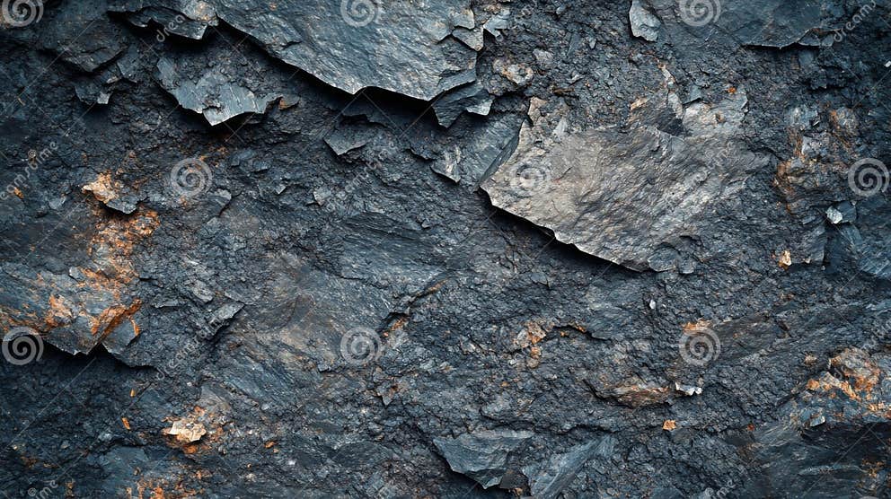 Dark Grey Rocky Surface Texture Background Stock Illustration ...
