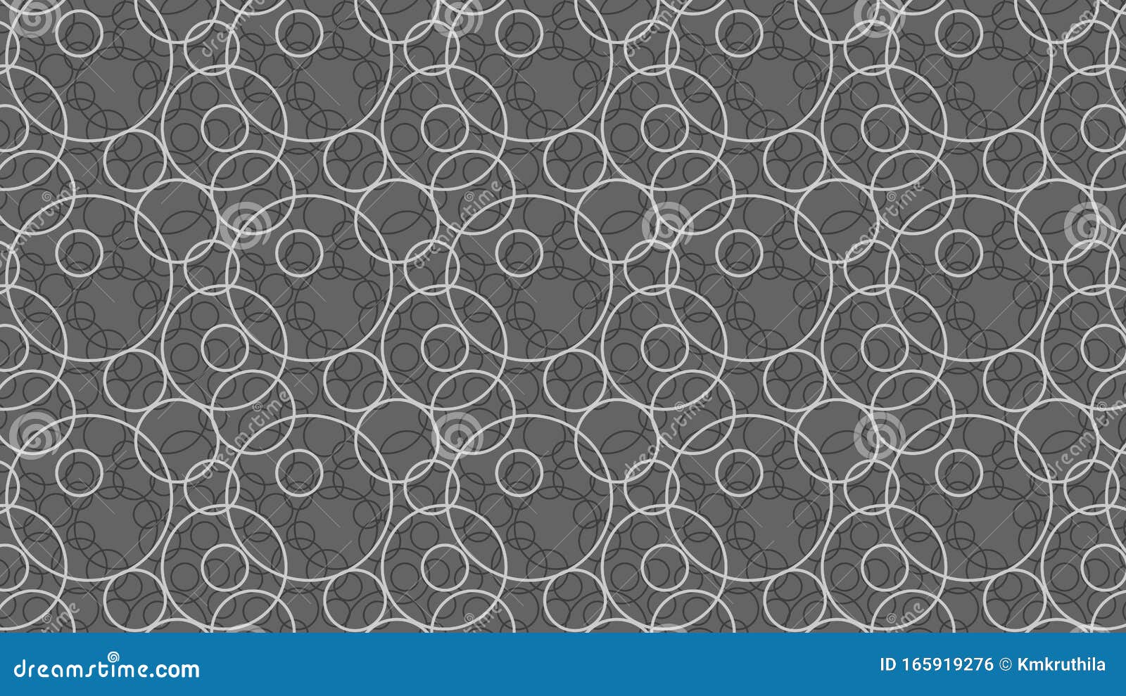 Seamless Overlapping Circle Pattern Background. Royalty-Free Stock ...