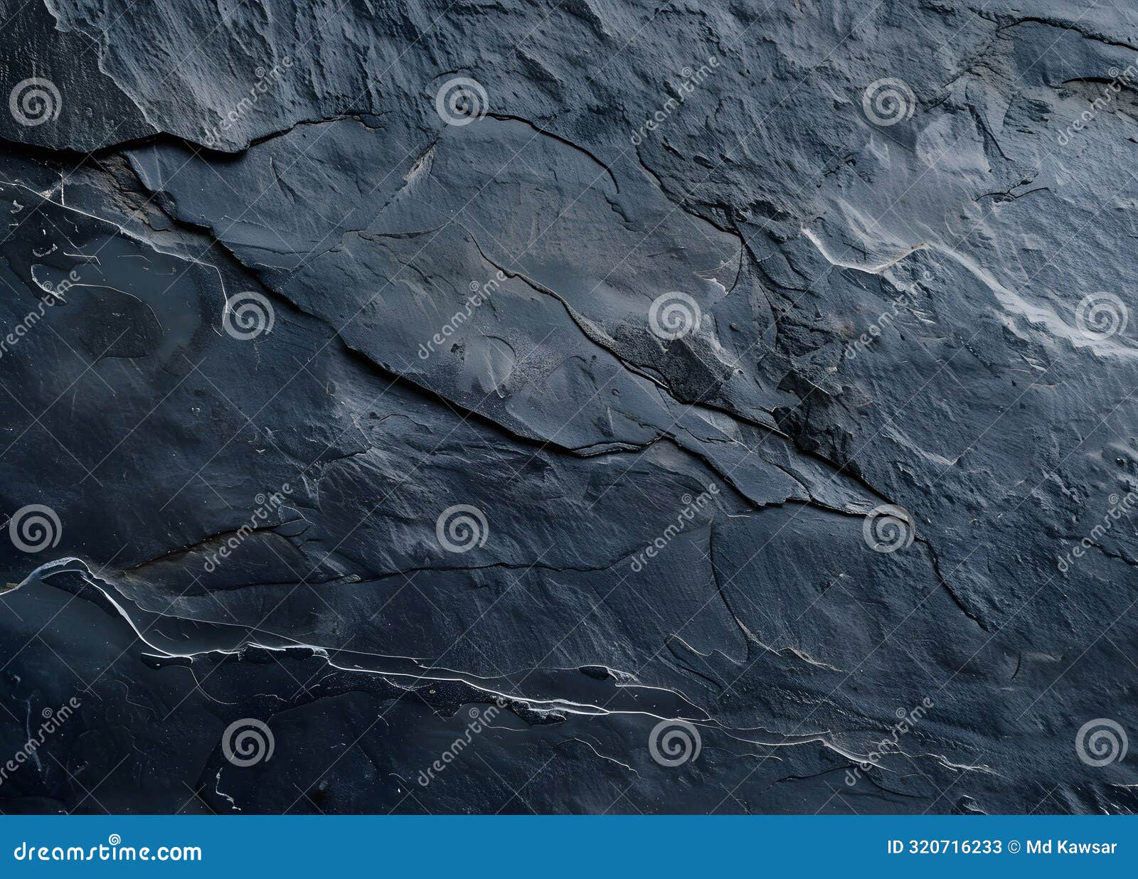 Dark Grey Slate Stone Texture Background Stock Illustration ...