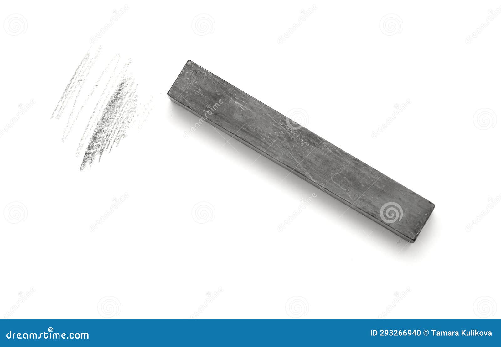 Dark Grey Solid Graphite Stick Stock Photo - Image of black, composite ...