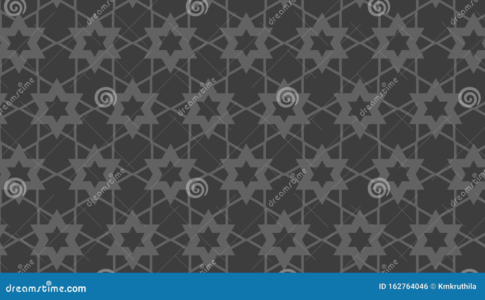 Dark Grey Stars Background Pattern Graphic Stock Vector - Illustration ...
