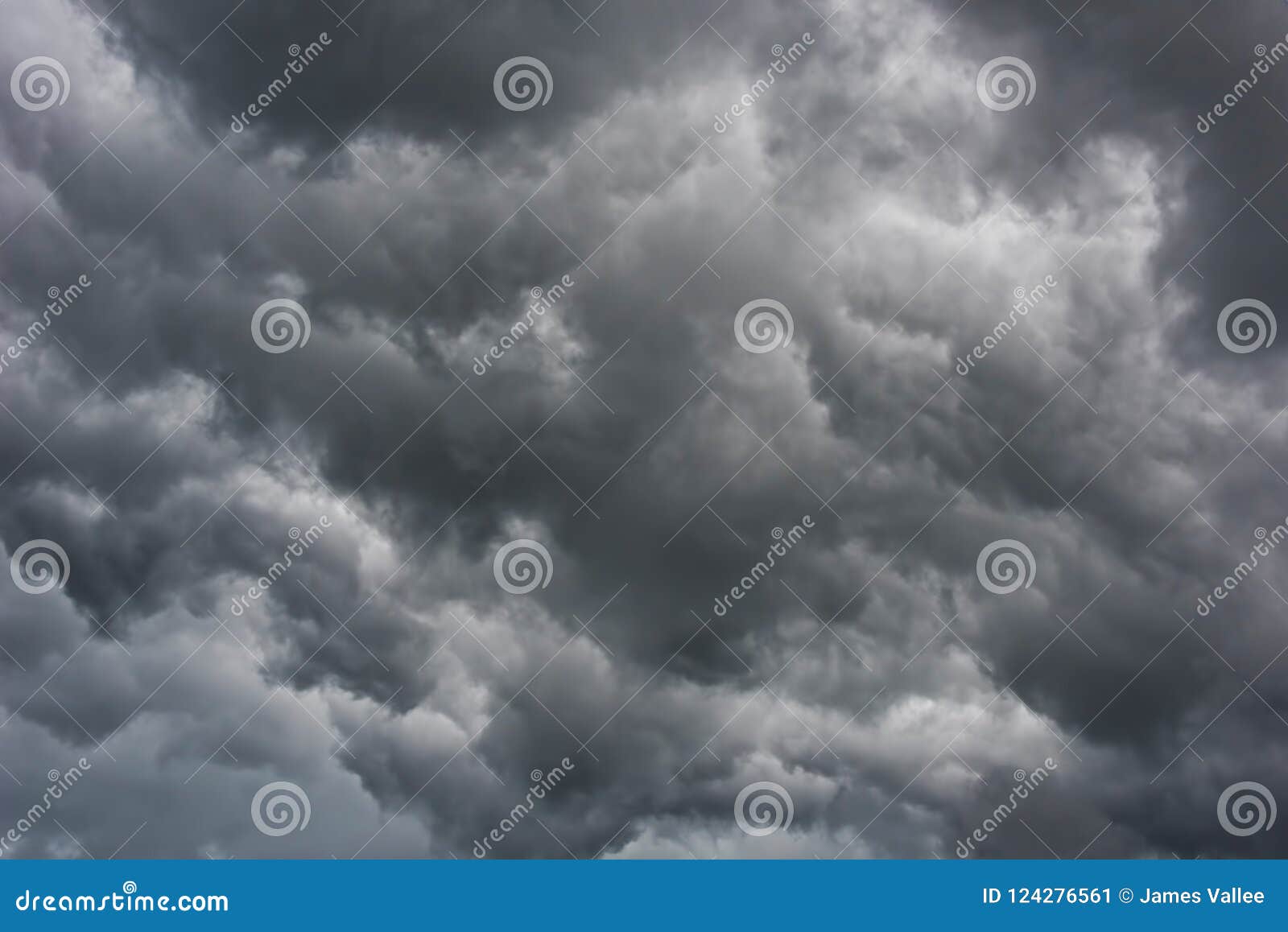 Dark Grey Storm Clouds stock image. Image of meteorology - 124276561