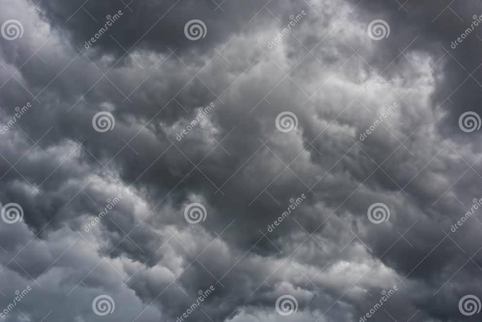 Dark Grey Storm Clouds stock image. Image of meteorology - 124276561