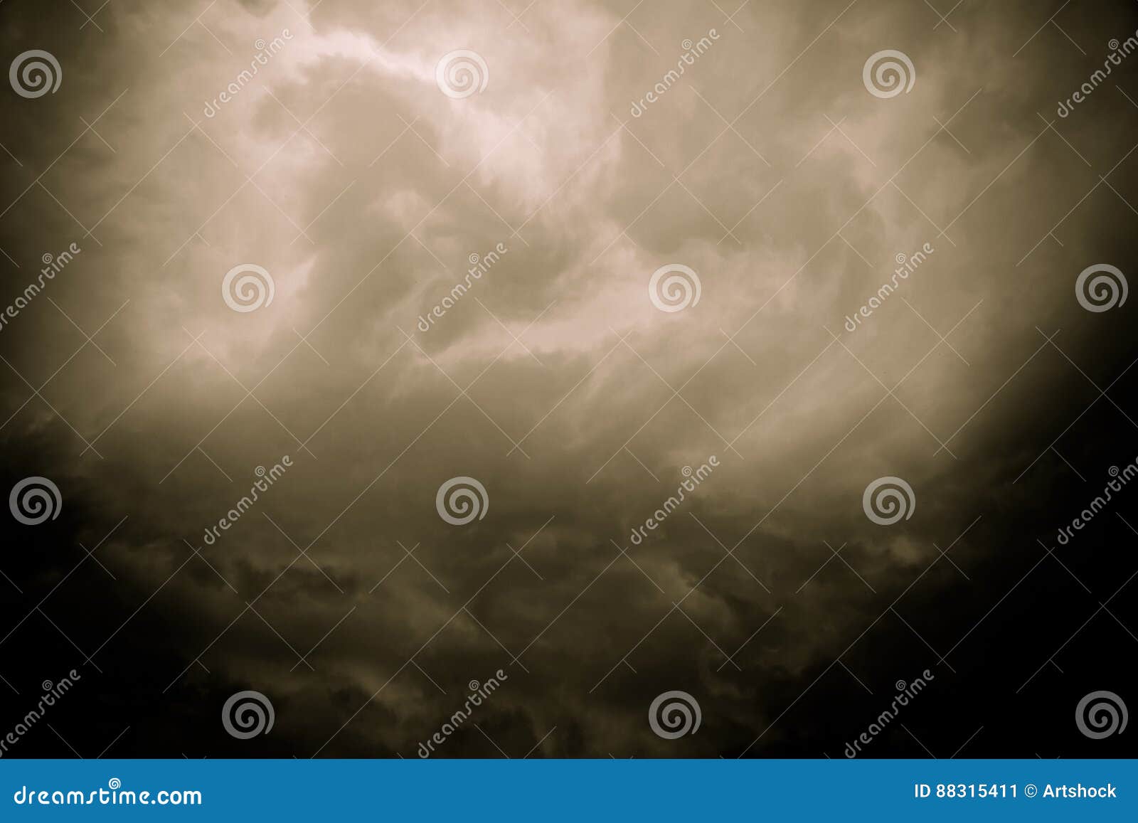 Dark Grey Storm Clouds Filtered Stock Image - Image of pattern ...