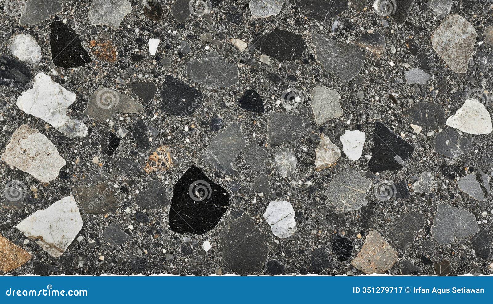 Dark Grey Terrazzo Stone Aggregate Texture Royalty-Free Stock Photo ...