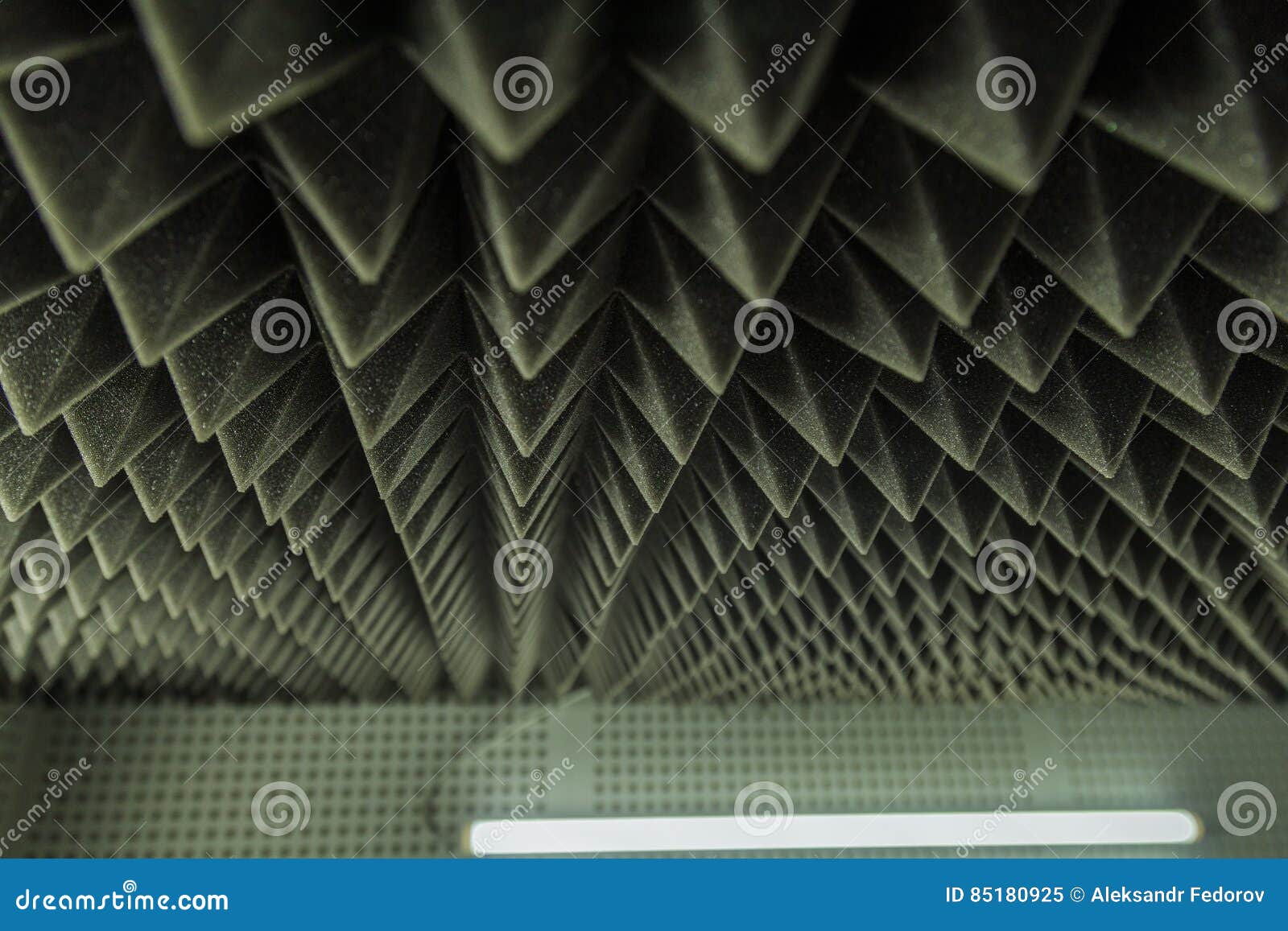 Dark Grey Triangular Texture Acoustic Foam Rubber Stock Image - Image ...