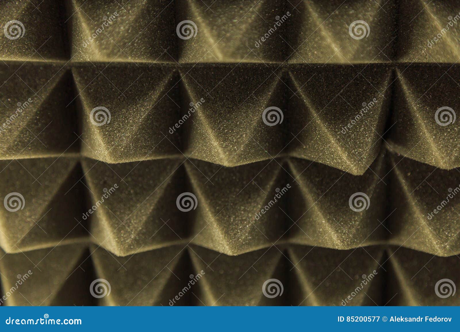 Dark Grey Triangular Texture Acoustic Foam Rubber Stock Image - Image ...