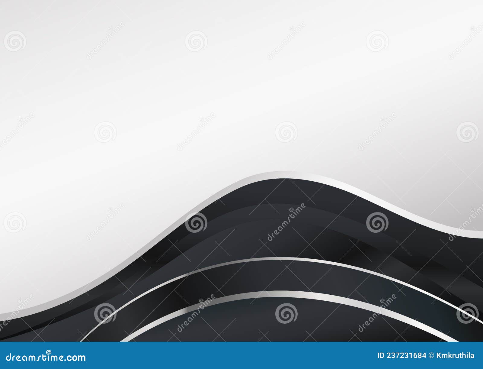 Dark Grey Wave Background with Space for Your Text Illustration ...