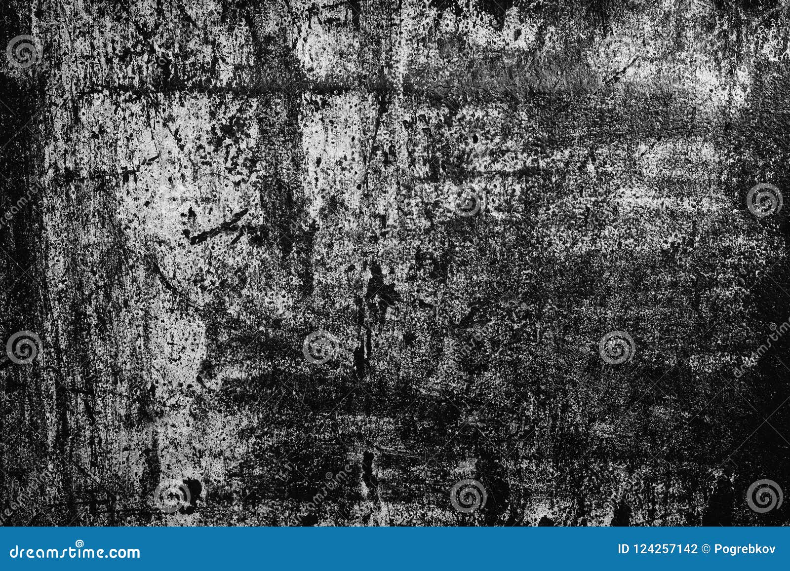 Dark Grunge Background of Old Scratched Painted Metal Texture Stock ...