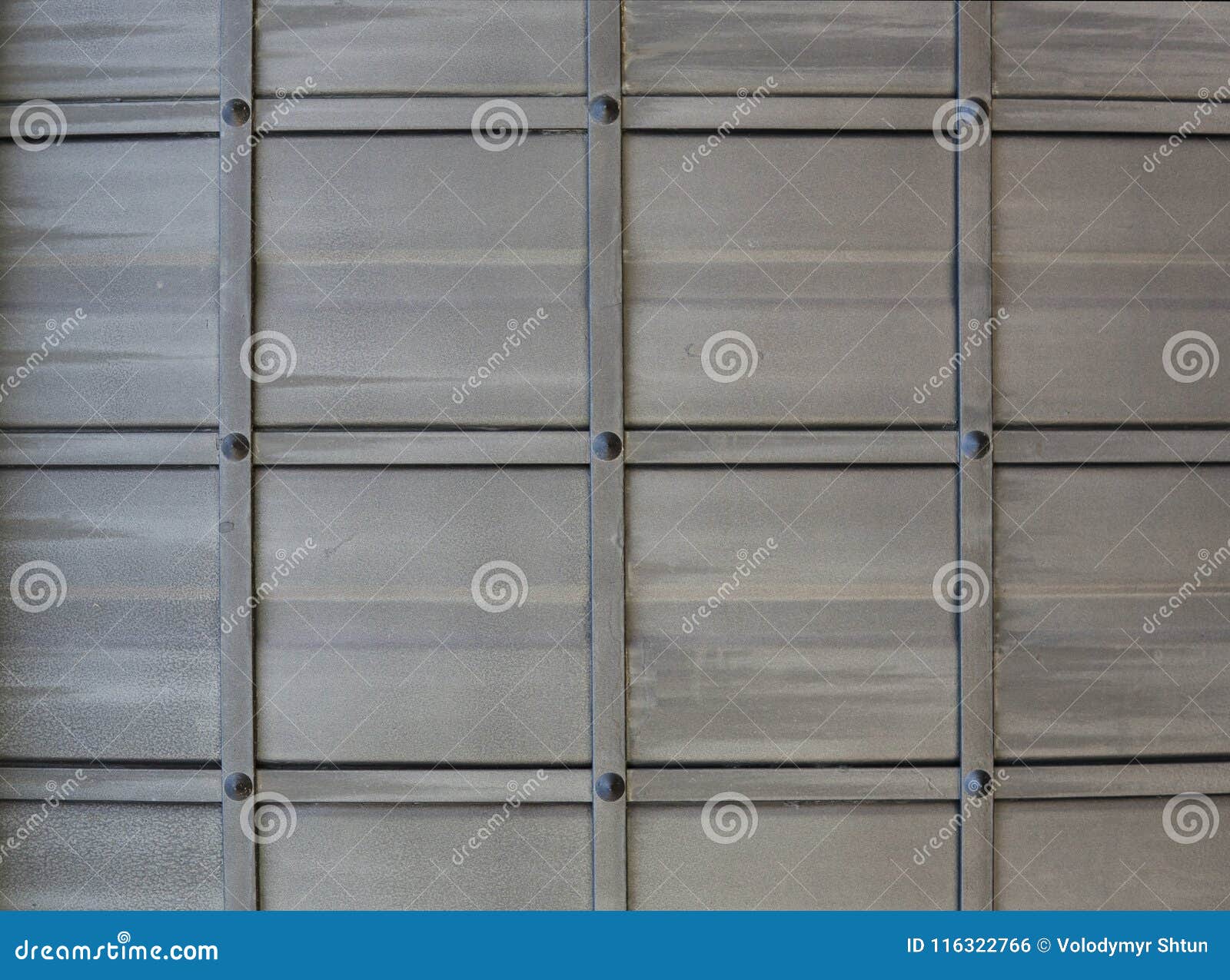 Dark Grungy Metal Texture on a Gate in a Daylight. Stock Photo - Image ...
