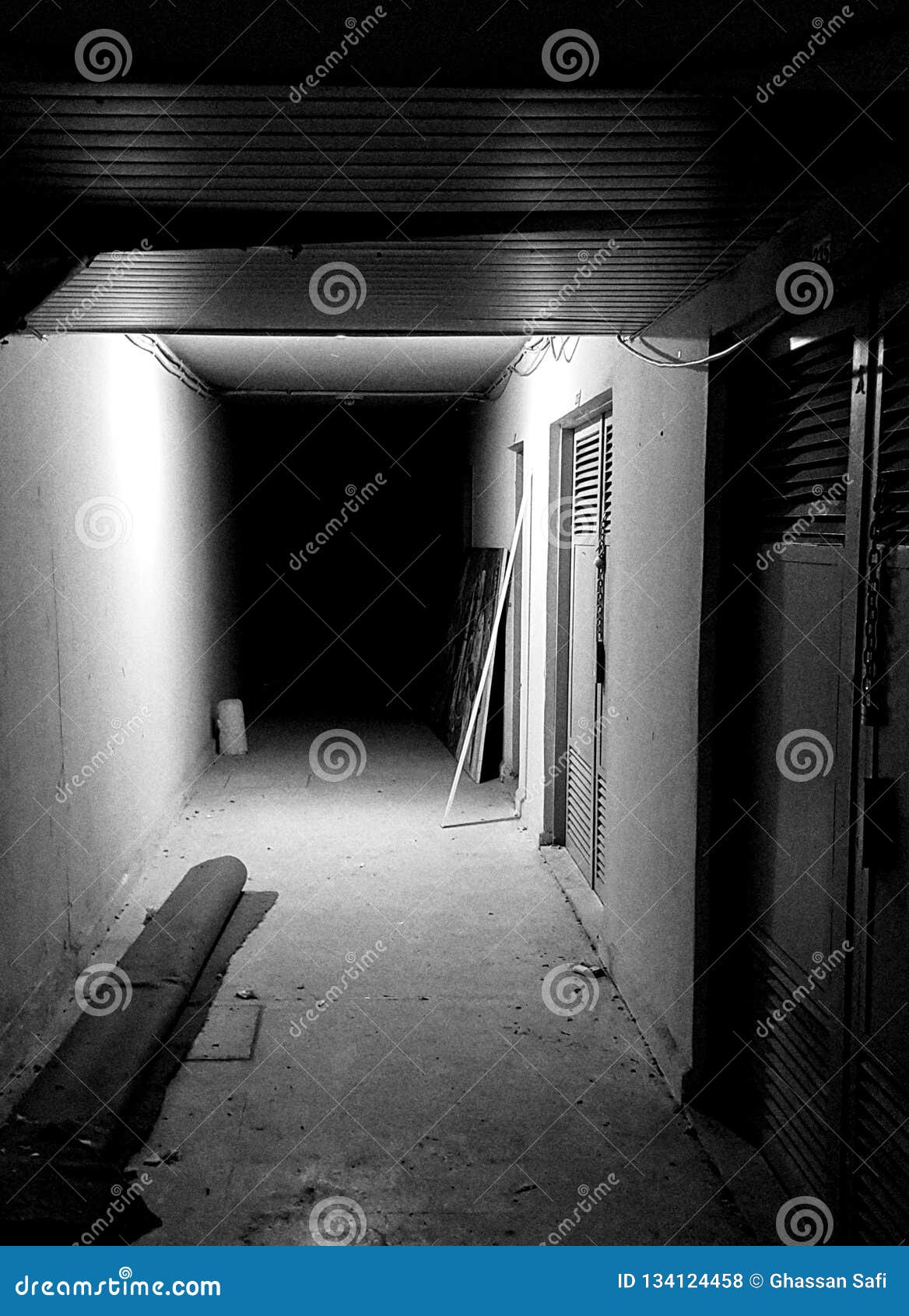 A Dark Hallway In A Japanese Ryokan Royalty-Free Stock Photo ...