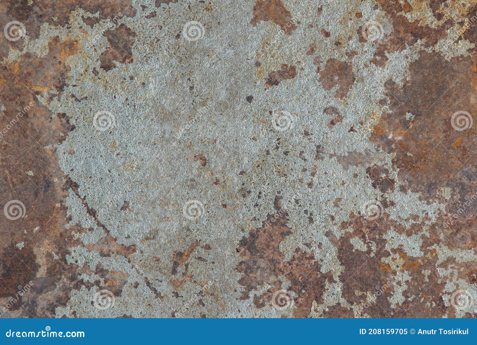 Dark Hard Rust on an Old Sheet of Metal Texture. Iron Surface Full Area ...