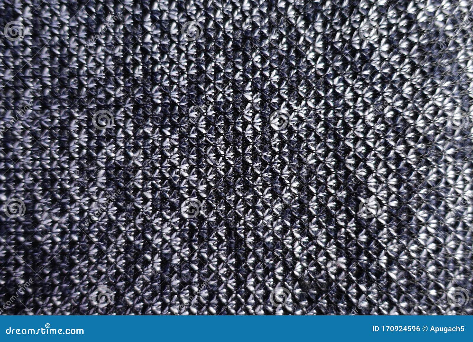Dark Heather Blue Gray Woolen Fabric from Above Stock Photo - Image of ...