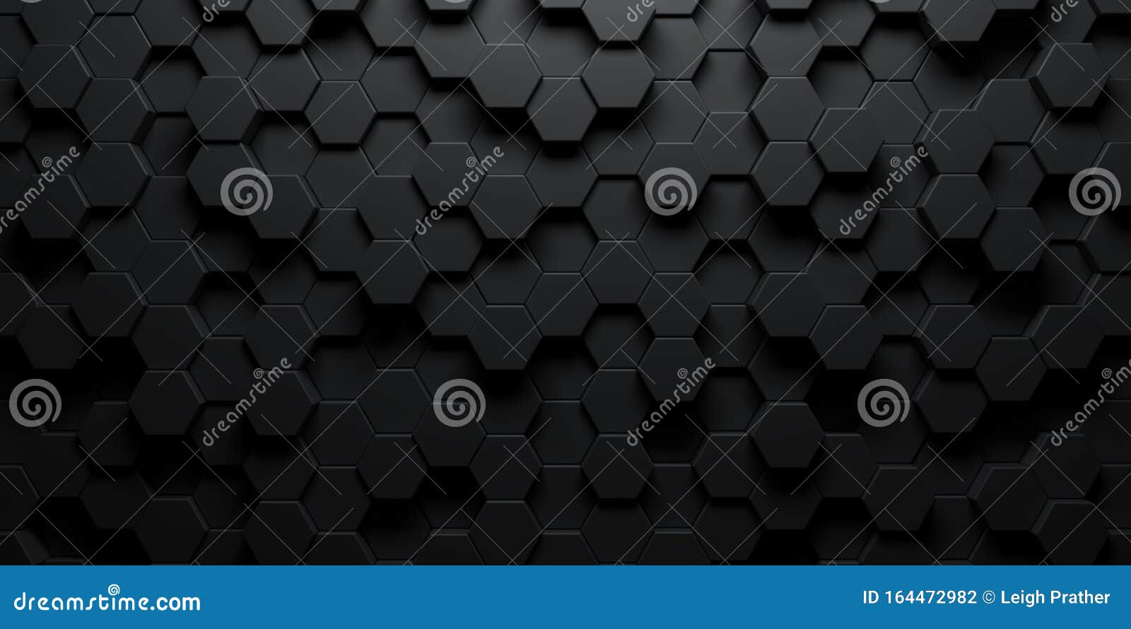 Dark Hexagon Wallpaper or Background Stock Illustration - Illustration ...