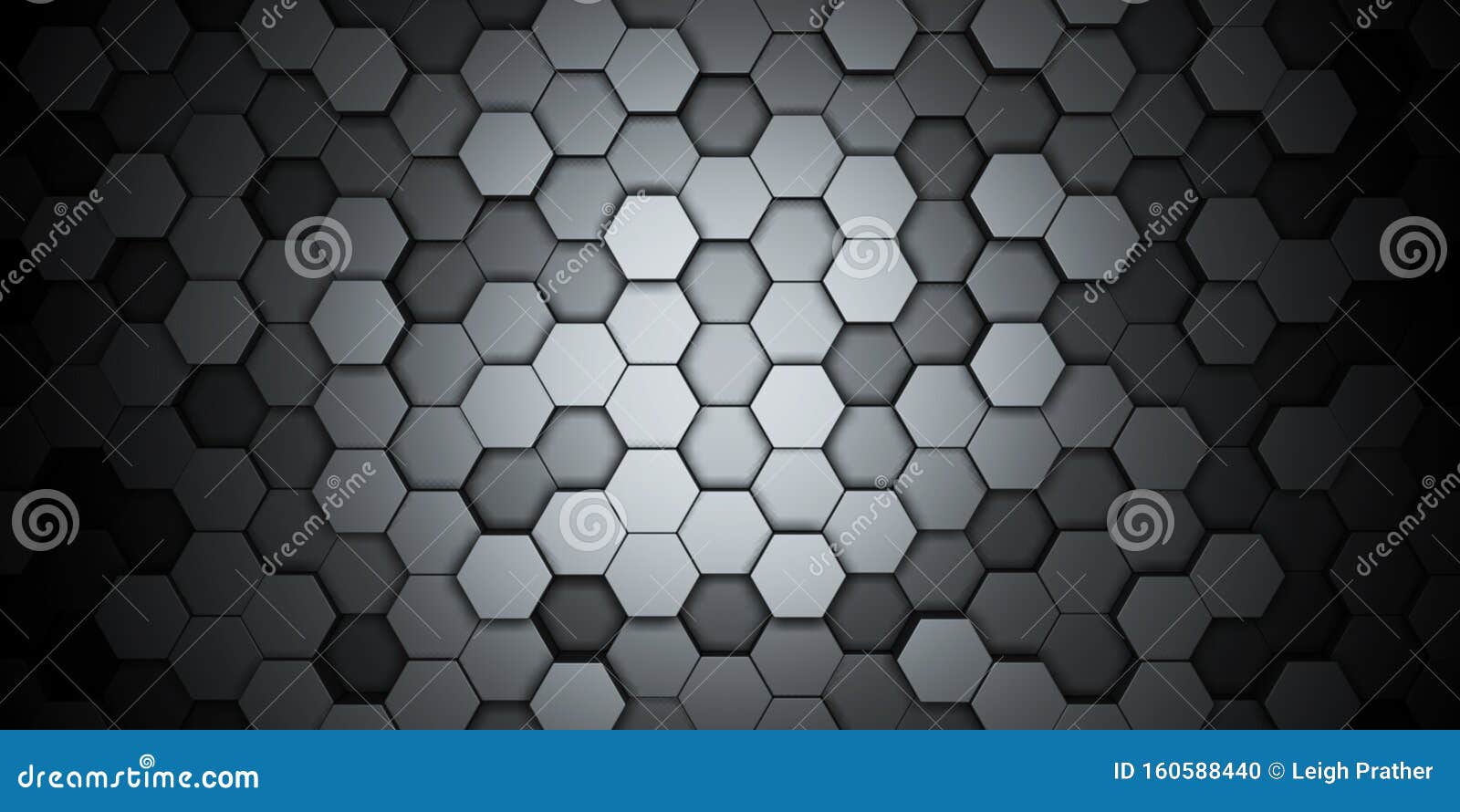 Dark Hexagon Wallpaper or Background Stock Illustration - Illustration ...