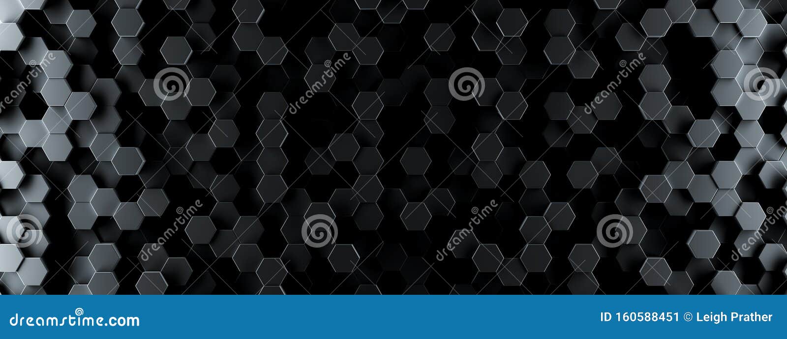 Dark Hexagon Wallpaper or Background Stock Illustration - Illustration ...