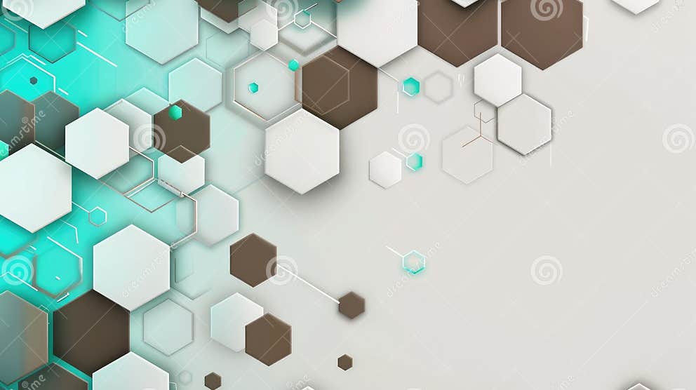 Dark Hexagonal Surface with Blue Backlight, Creating a Futuristic Visual Effect. AIG53M Stock ...