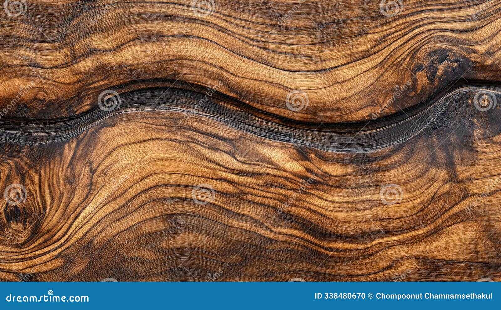 Dark Hickory with a Rugged Texture and Natural, Flowing Grain Patterns ...