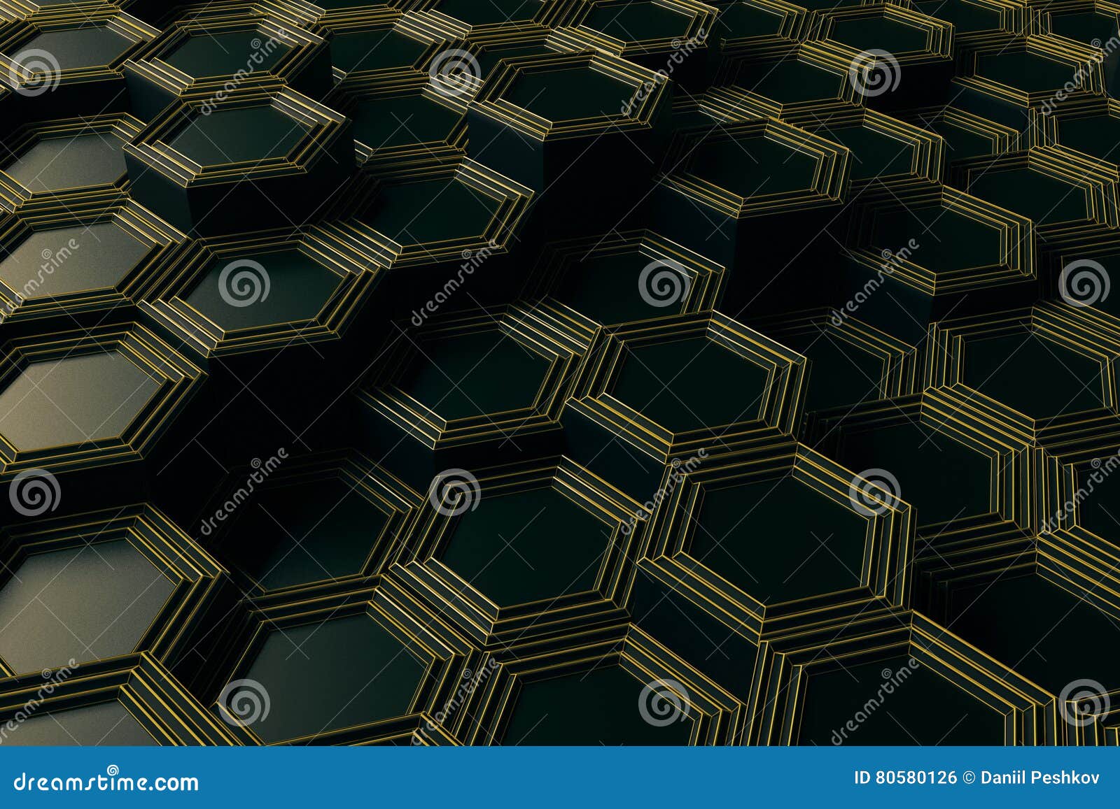 Dark honeycomb background stock illustration. Illustration of ...
