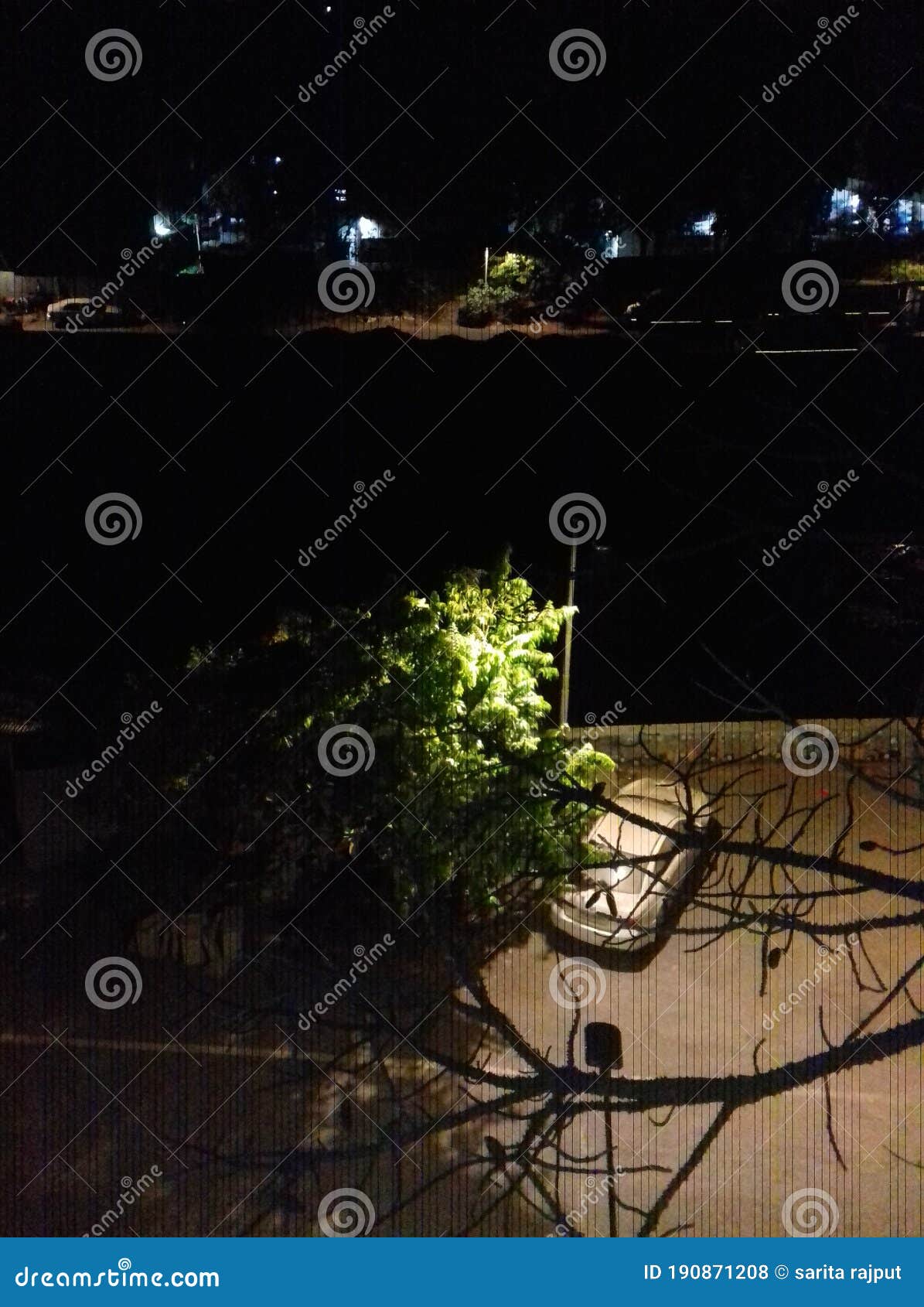 Dark Horrible Night Place in India Stock Photo - Image of horrible ...