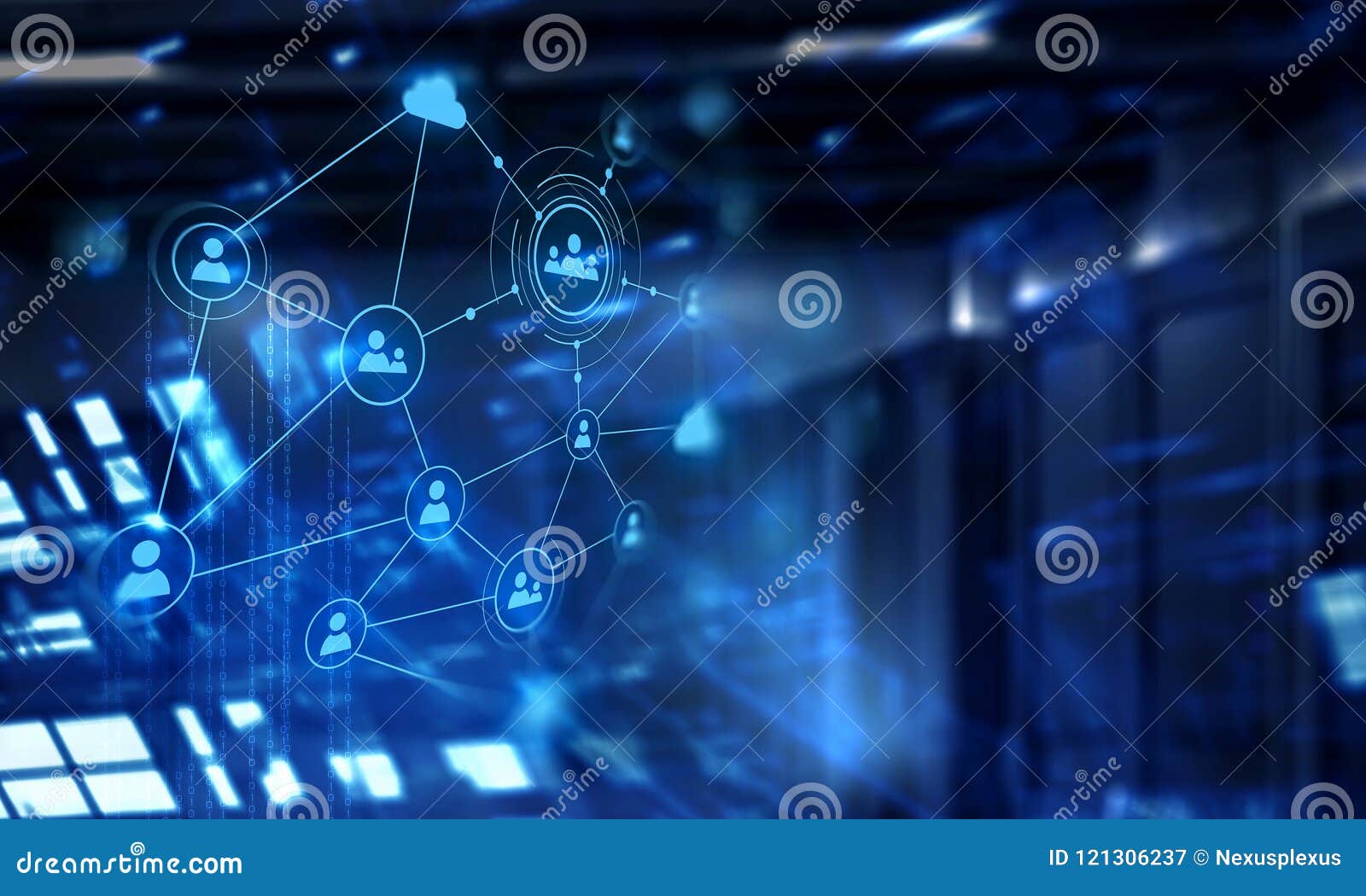 Networking and Communication Technologies. Mixed Media Stock Image ...