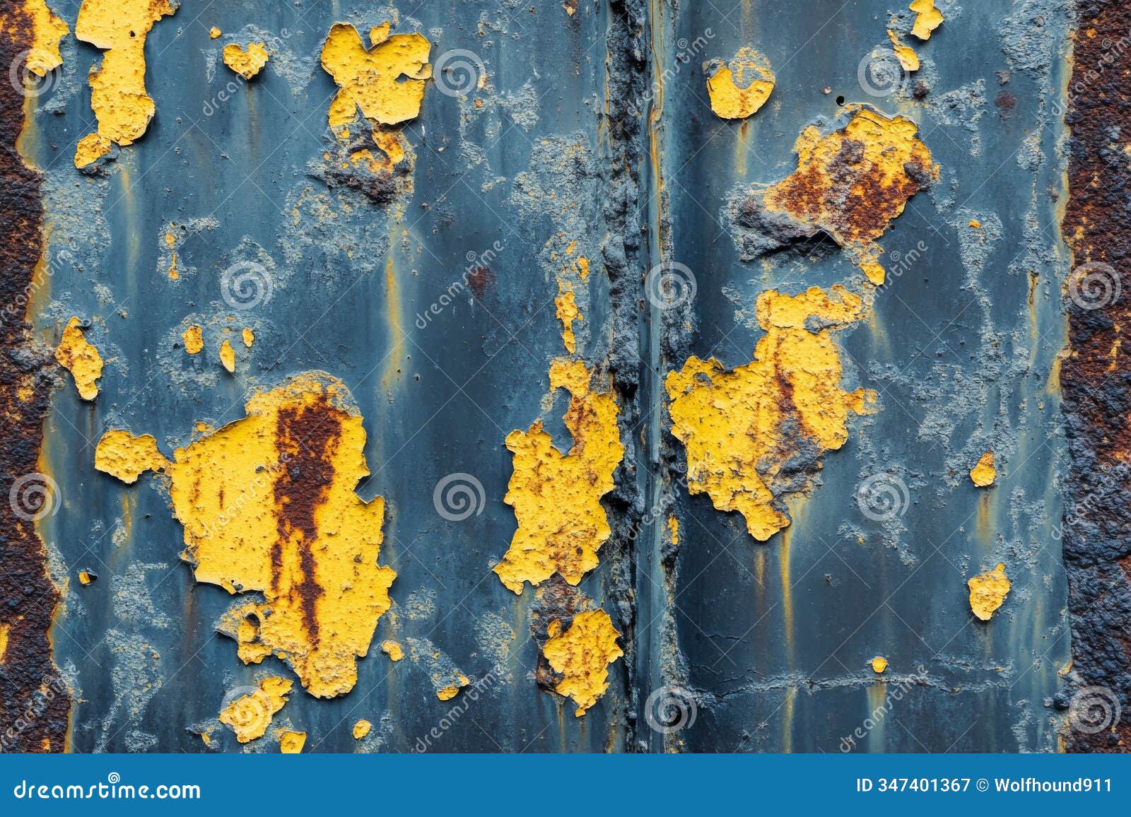 A Dark Iron Surface with Rust Stains and Deep Scratches, Evoking a ...