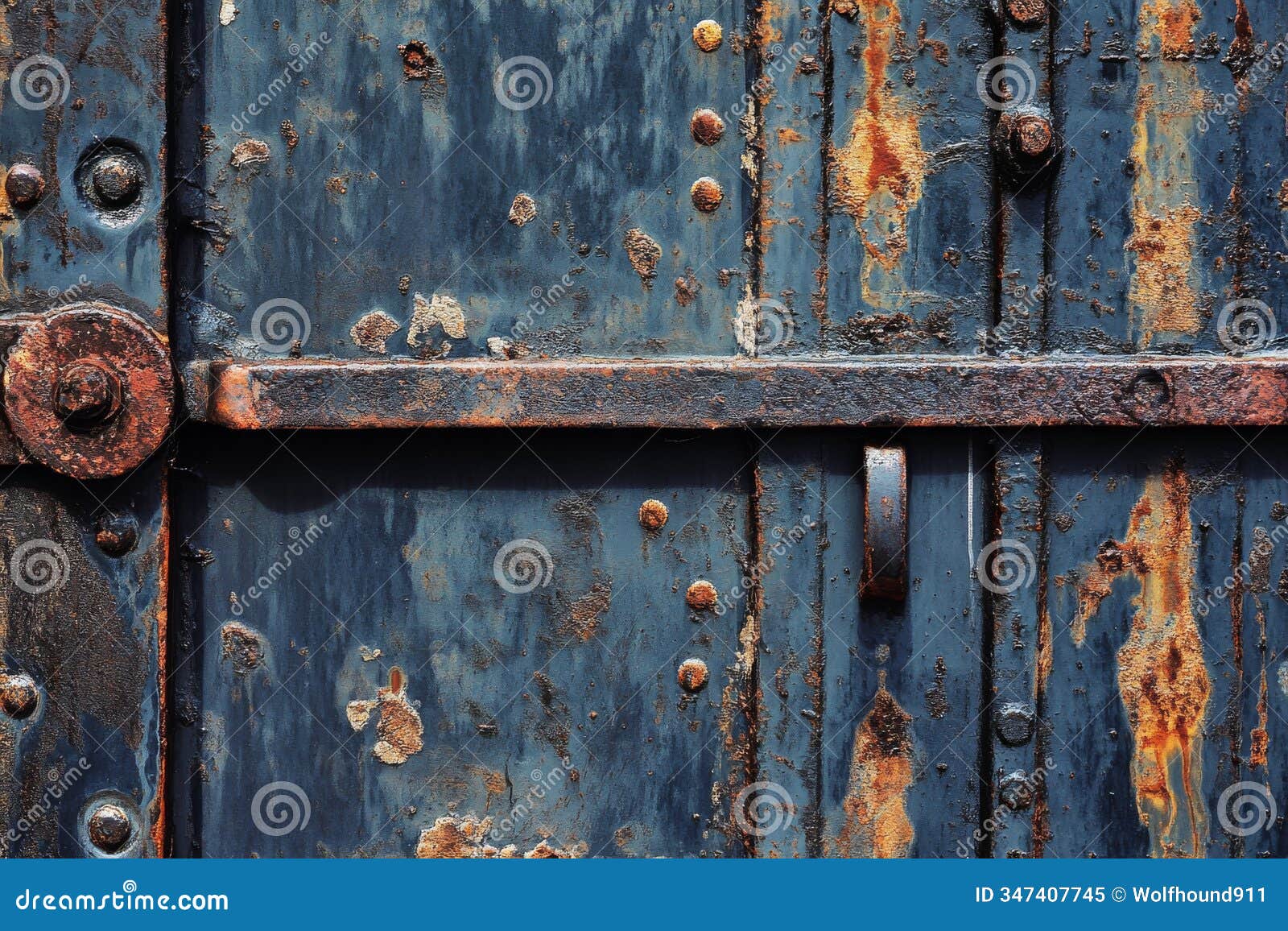 A Dark Iron Surface with Rust Stains and Deep Scratches, Evoking a ...